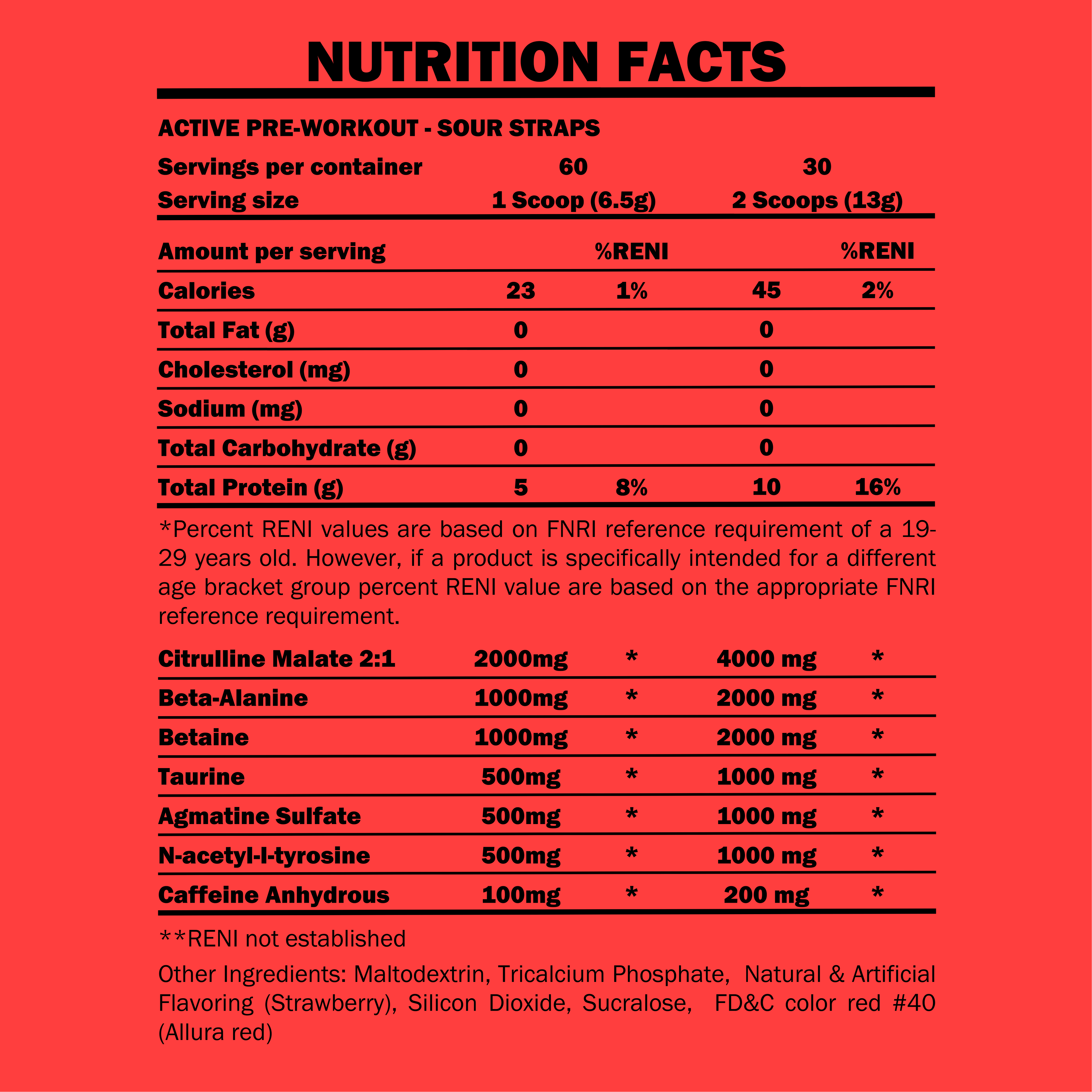 ACTIVE Pre-workout – Athlene Nutrition